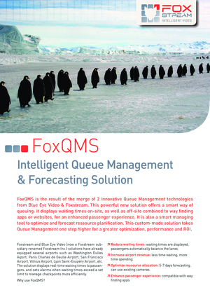 Product Sheets | Foxstream